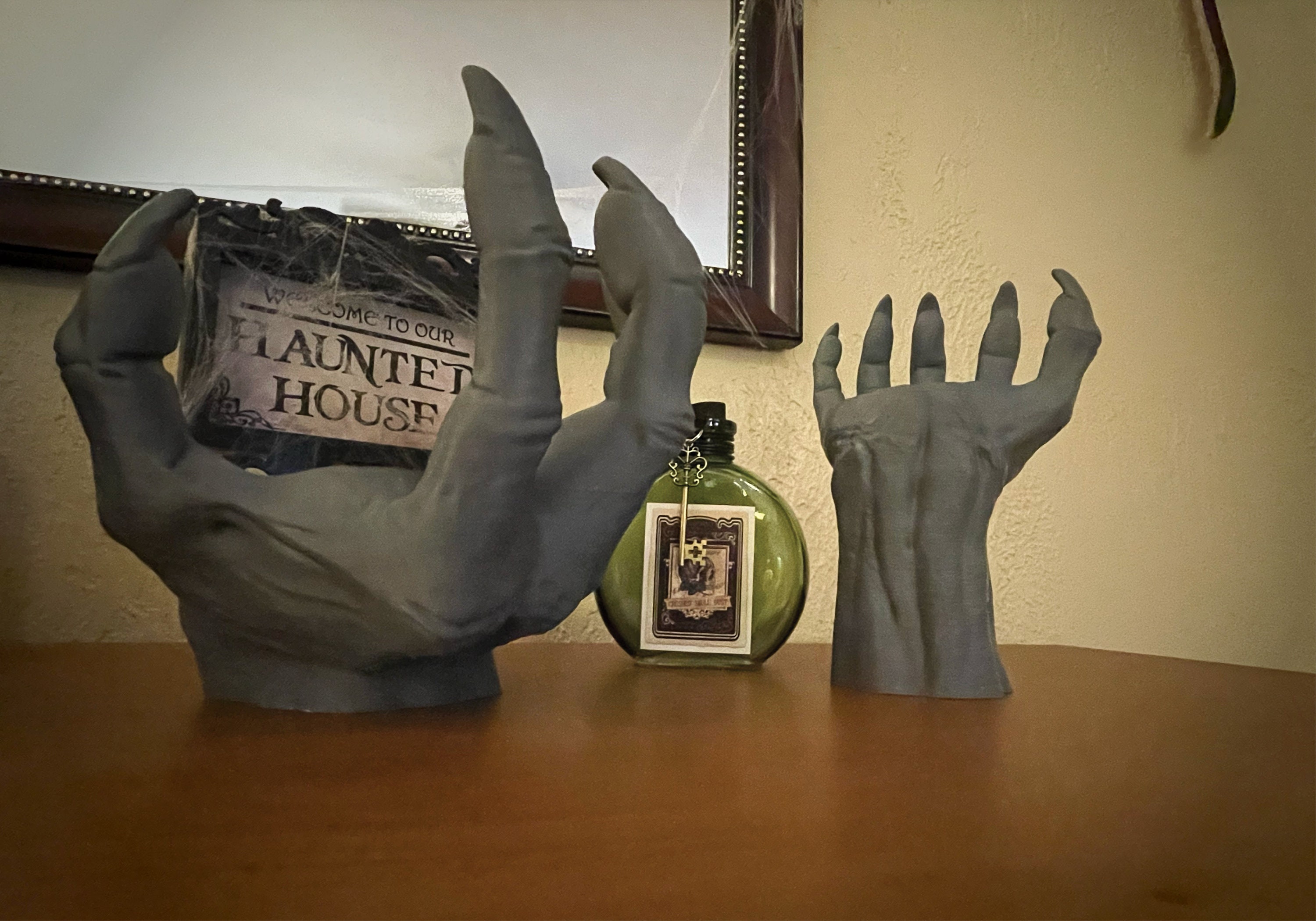Demon Hand Candle Holder: Spooky Halloween Decoration - Etsy