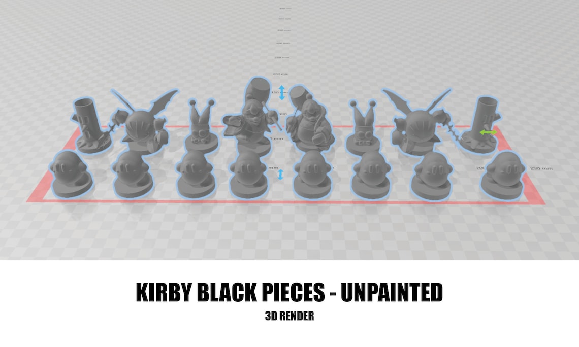 Kirby Chess Set 3D Printed - Etsy Canada