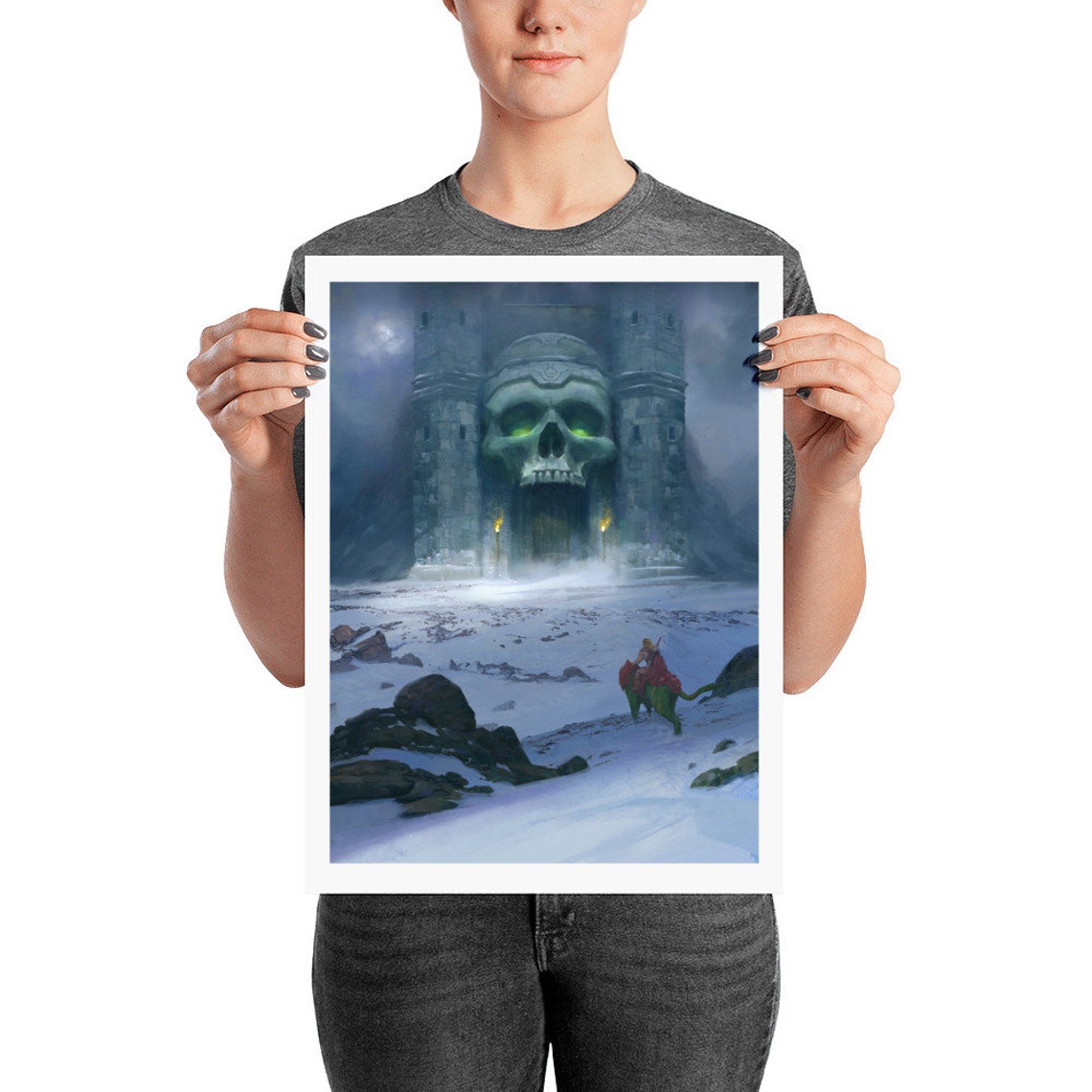 He-man Print Castle Grayskull Poster 80s Cartoons Art - Etsy Canada