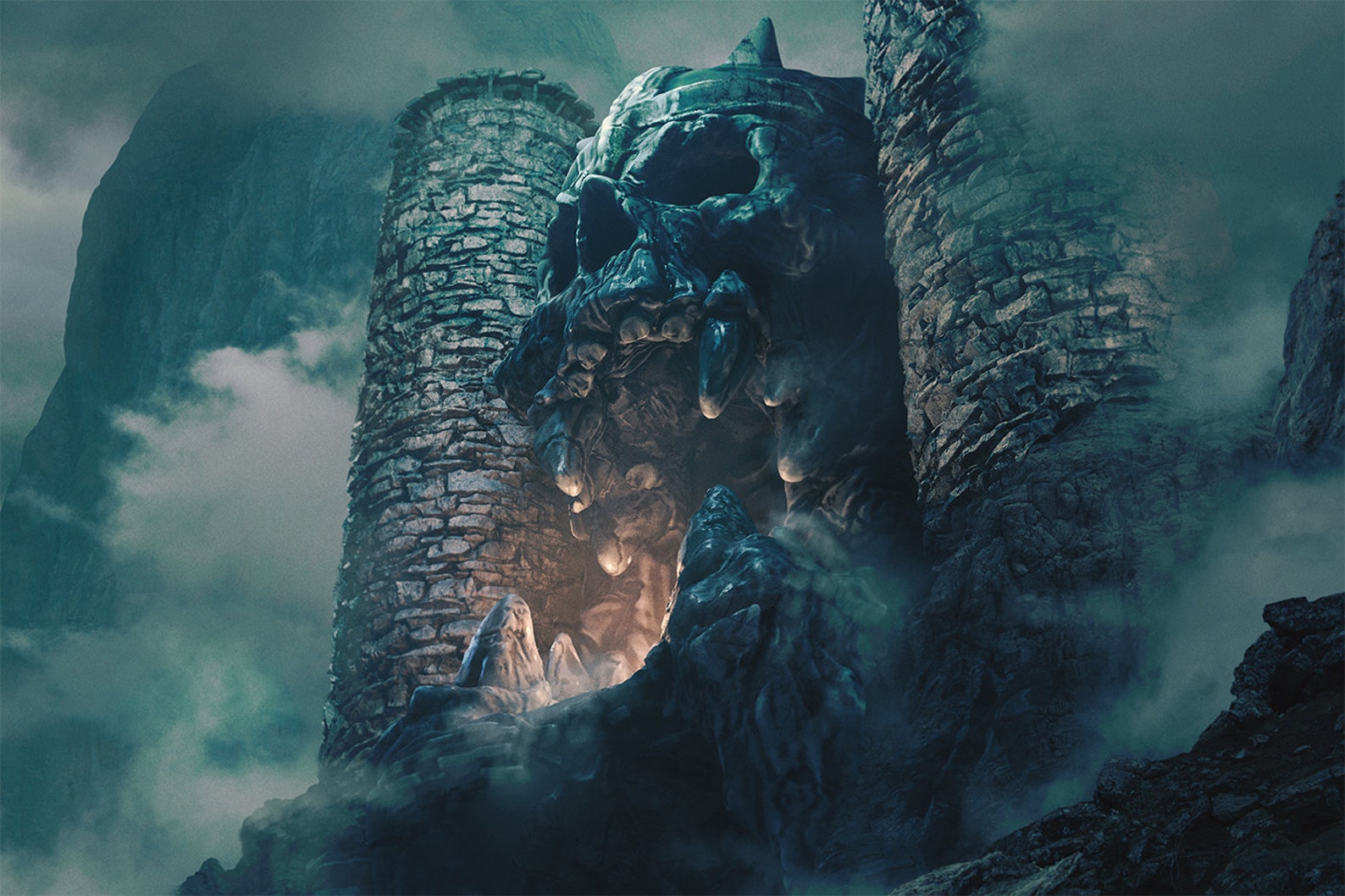 Greyskull He-man Print Castle Grayskull Poster 80s | Etsy