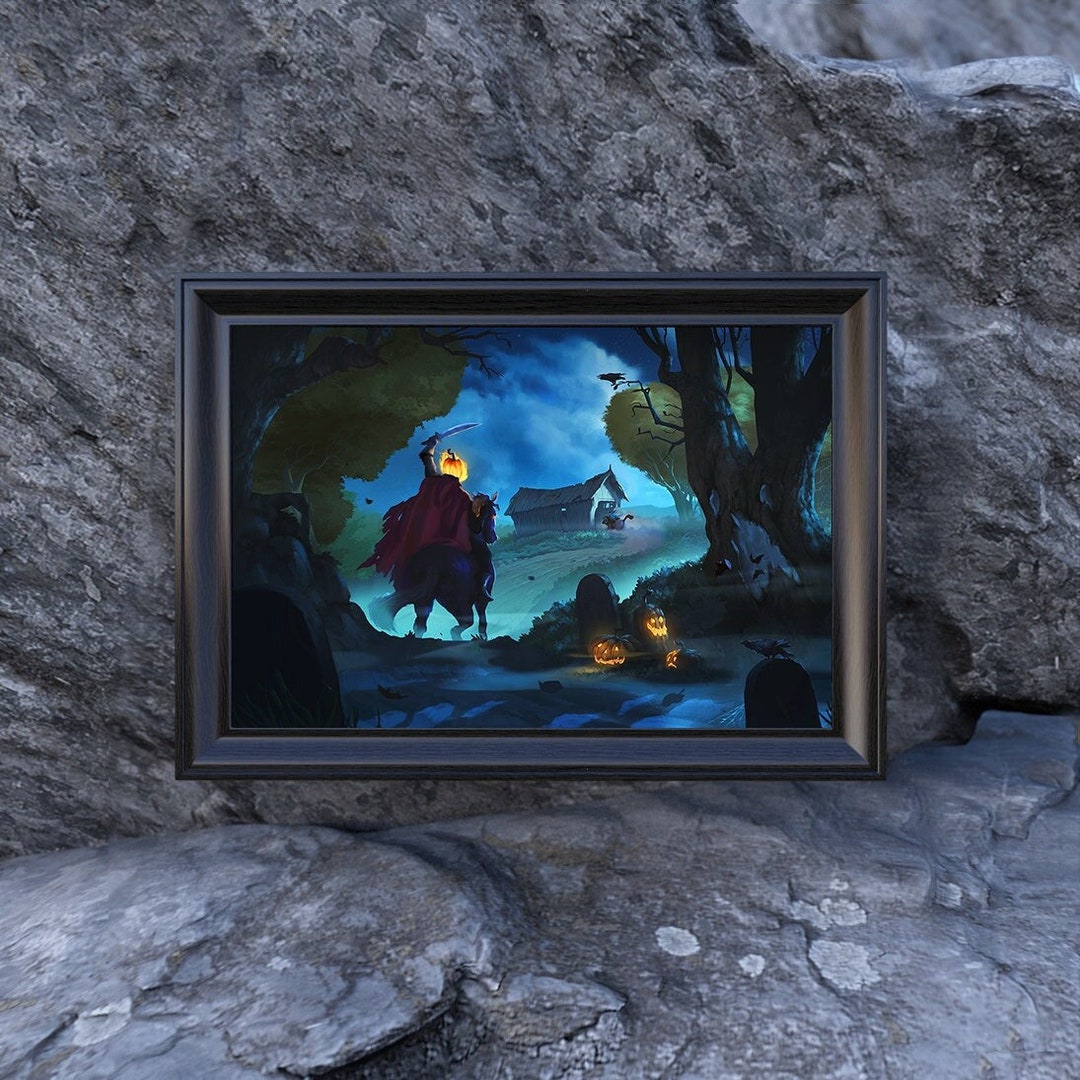 Disney Halloween Sleepy Hollow Poster - Autumn Décor - Halloween Gift ...