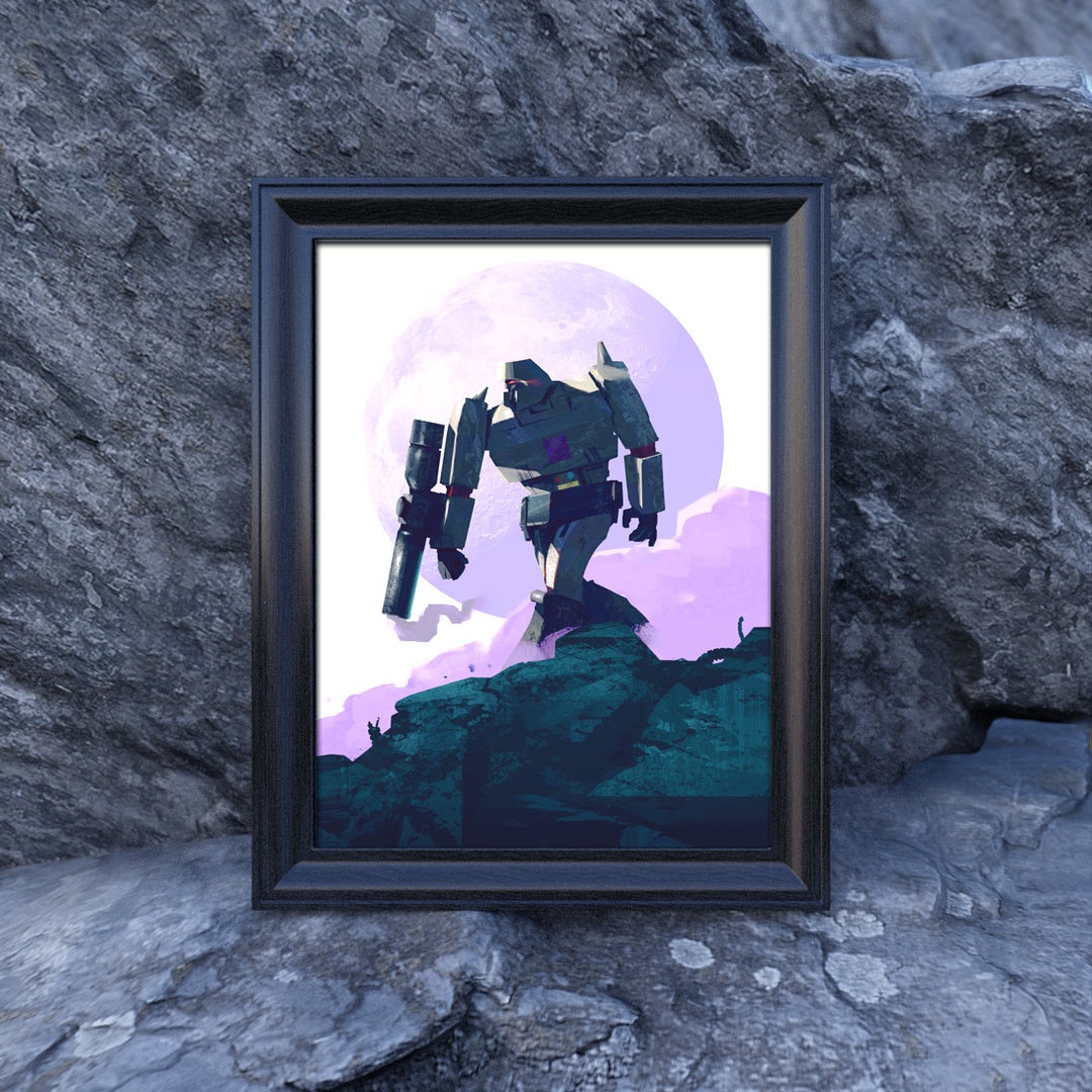 Megatron Poster - Transformers Prints - Transformers Poster - Megatron ...