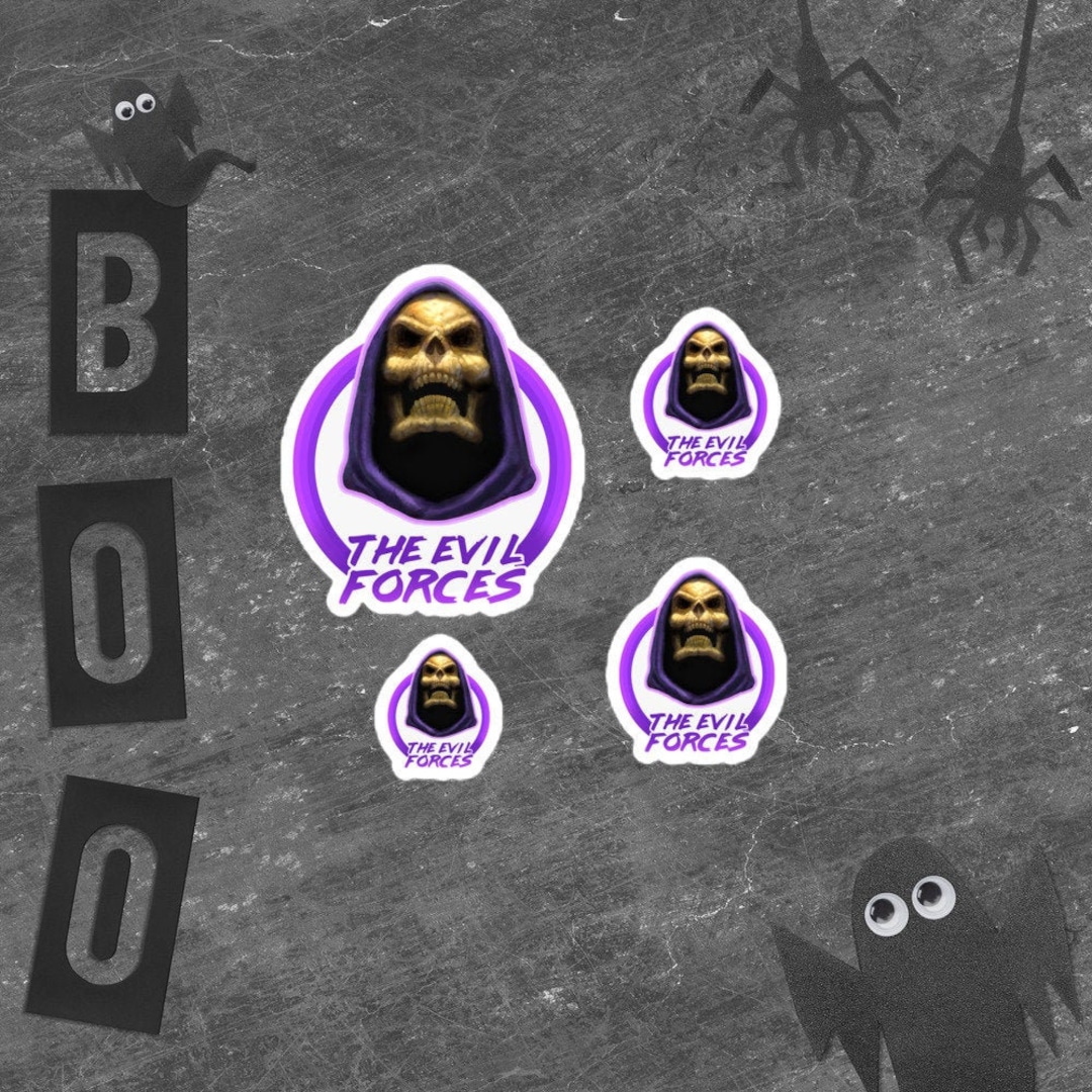 Skeletor Sticker - He-man Sticker - Masters of the Universe Sticker ...