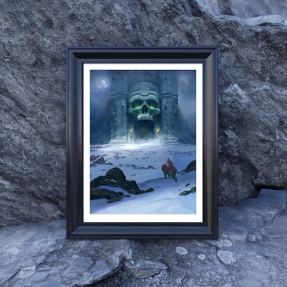He-man Print Castle Grayskull Poster 80s Cartoons Art | Etsy Canada