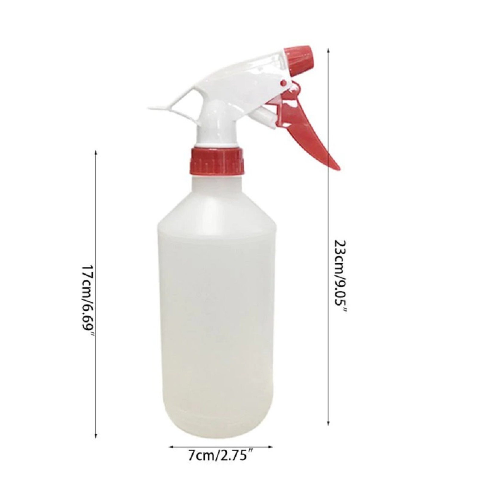 16 Oz Plastic Spray Bottles 10 per Pack Leak Proof Adjustable Spray ...
