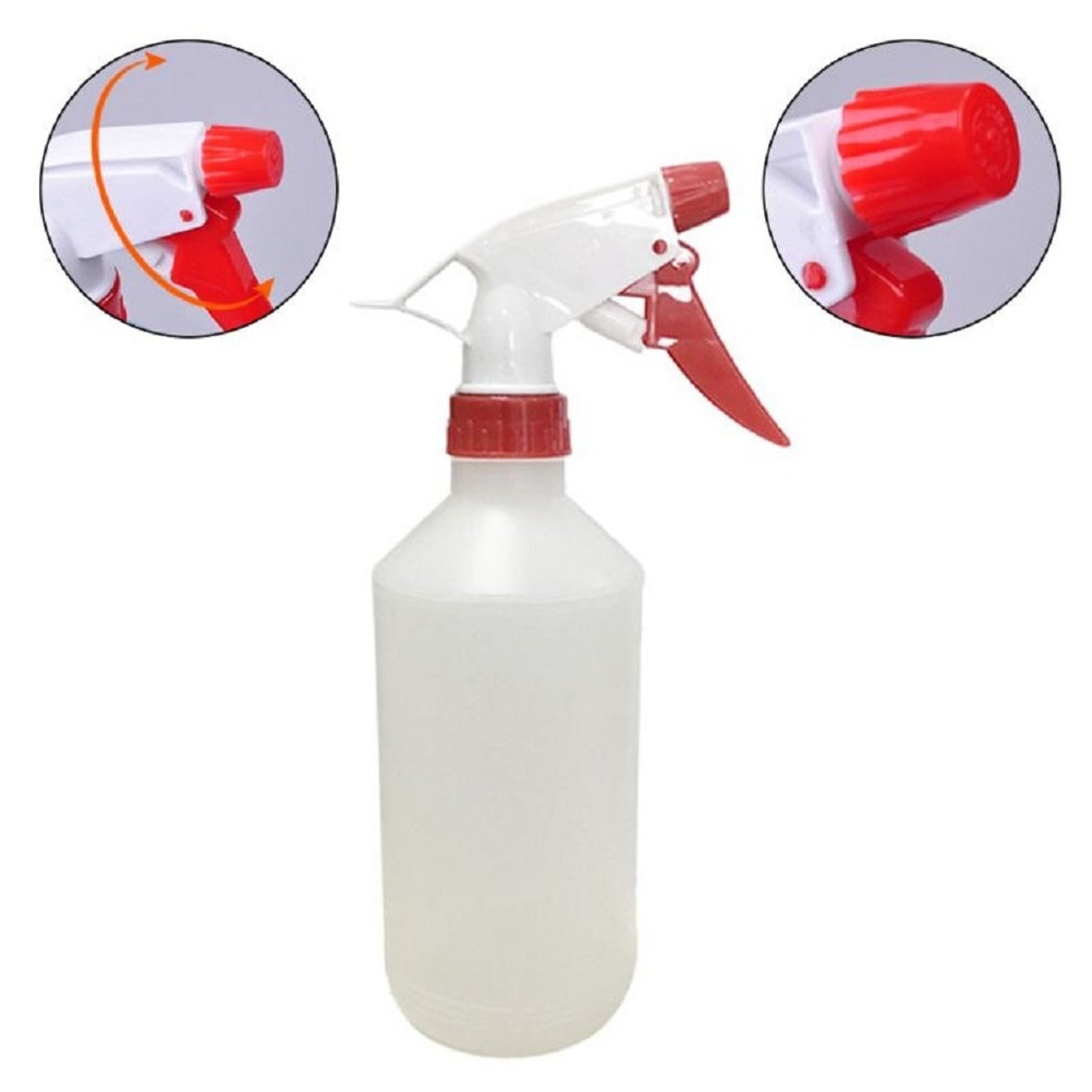 16 Oz Plastic Spray Bottles 10 per Pack Leak Proof Adjustable Spray ...