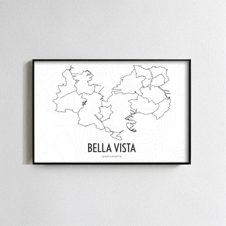 Bella Vista Trail System Map Poster - Bella Vista Mountain Biking ...