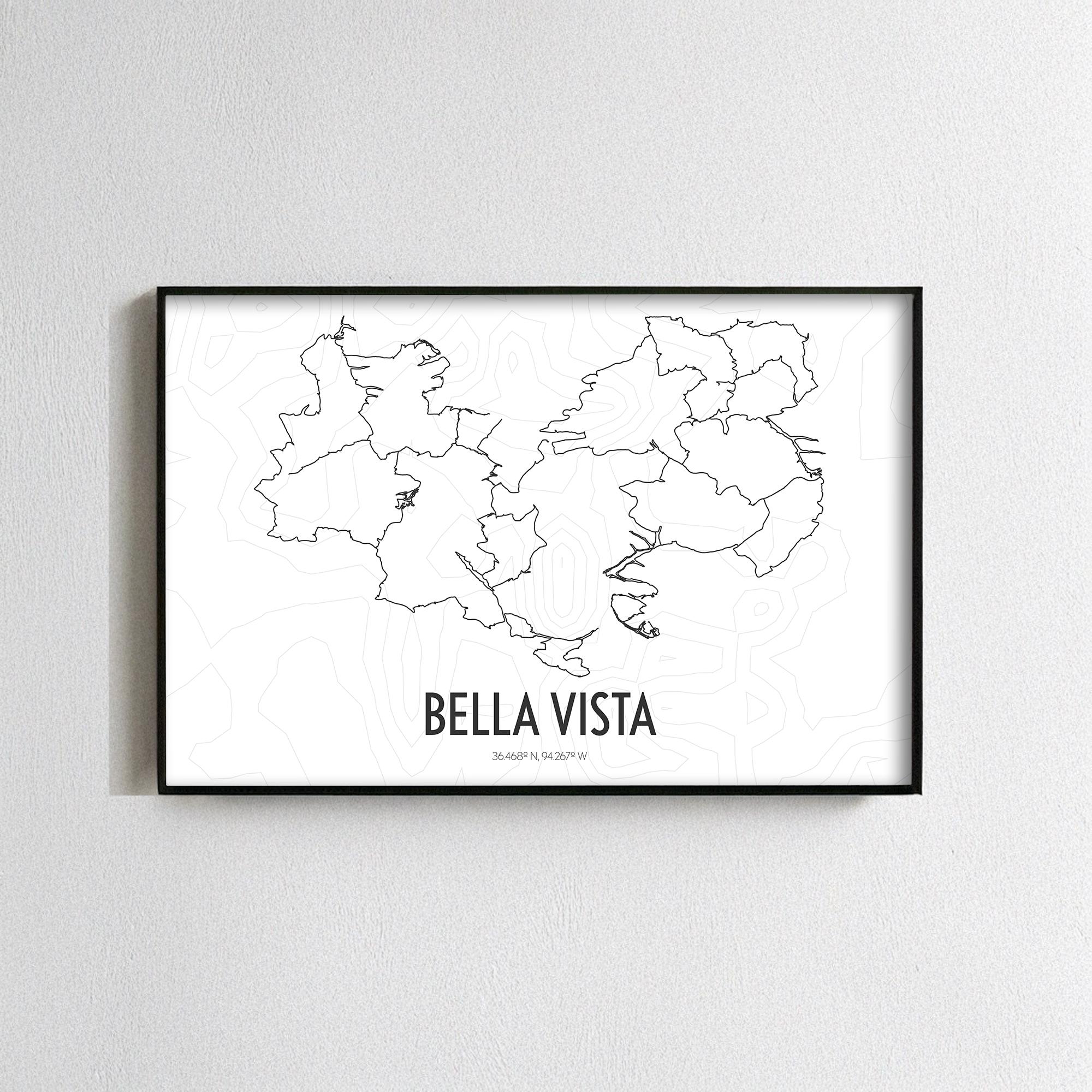 Bella Vista Trail System Map Poster - Bella Vista Mountain Biking ...