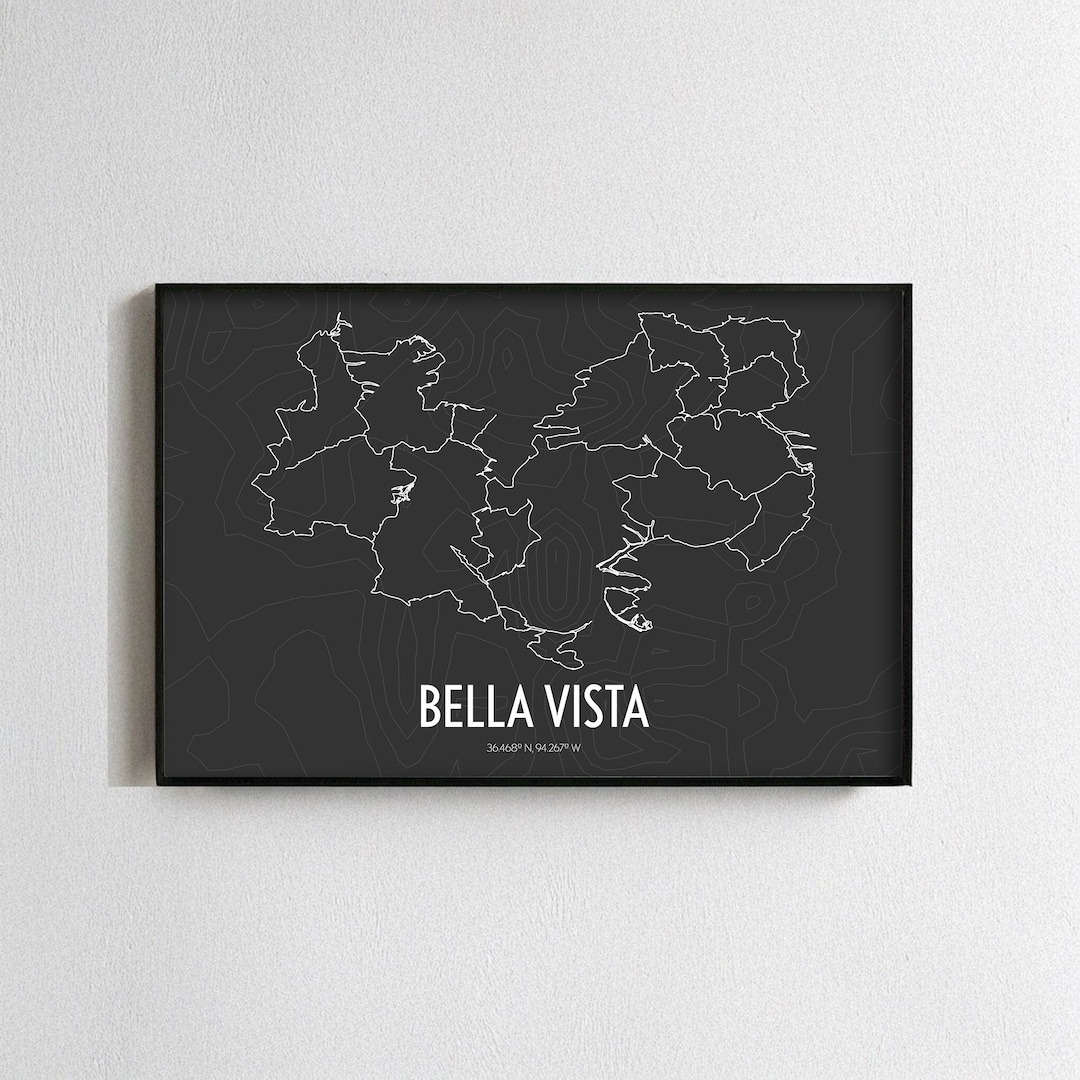 Bella Vista Trail System Map Poster - Bella Vista Mountain Biking ...