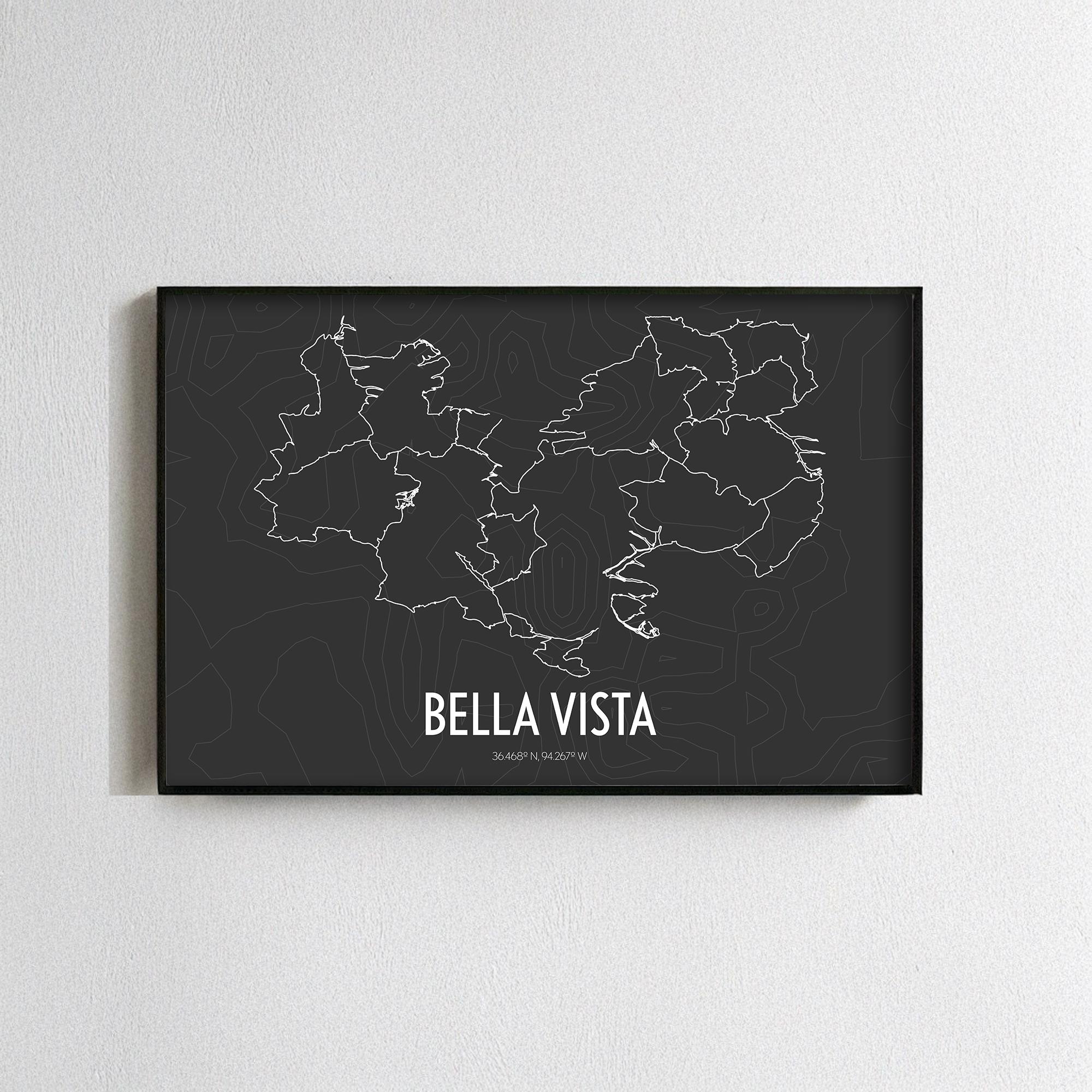 Bella Vista Trail System Map Poster - Bella Vista Mountain Biking ...