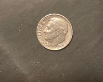 1967 No Mint Mark Dime | Etsy