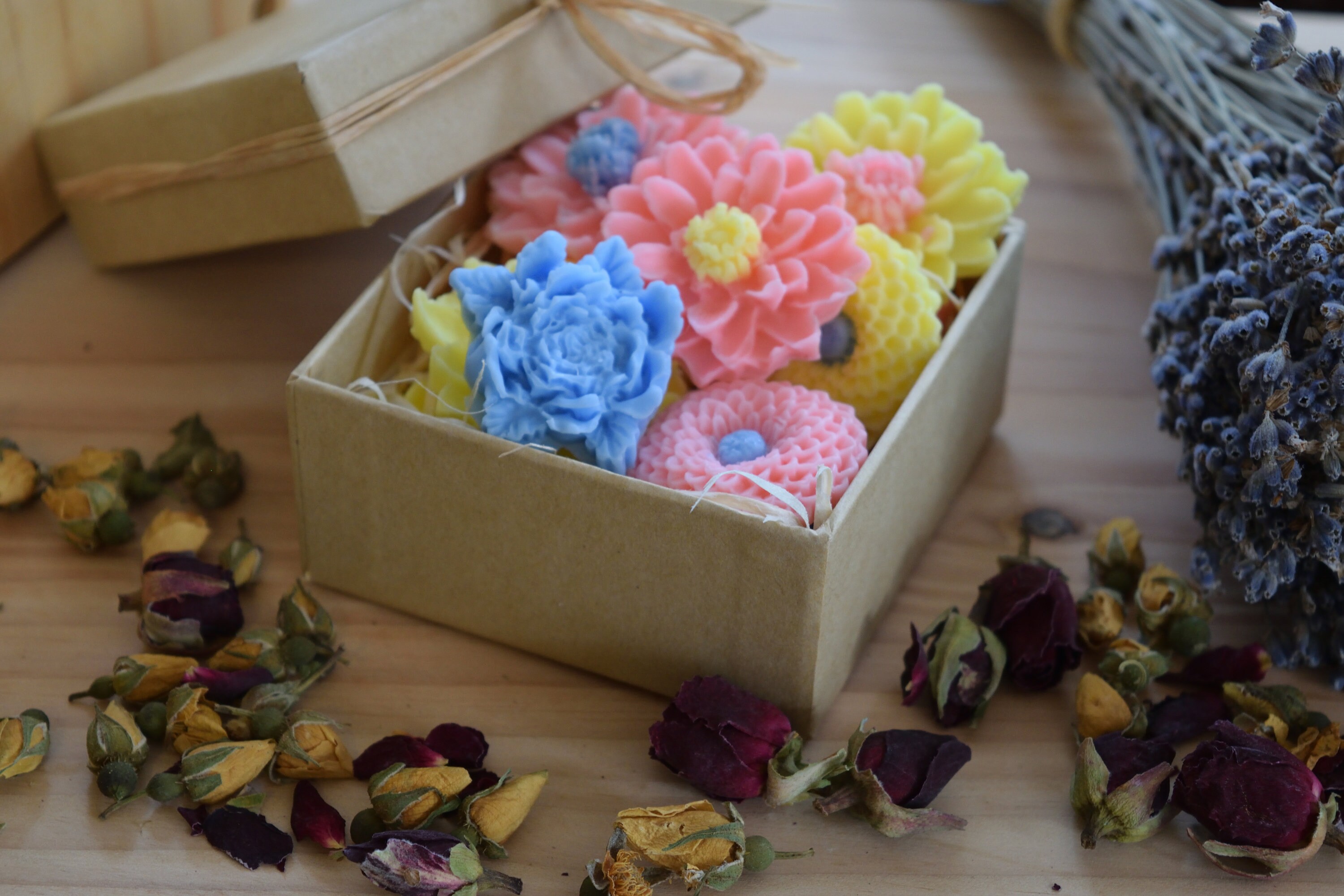 Rose soap. Mini soap. Natural soap. Handmade soap. Gift for | Etsy