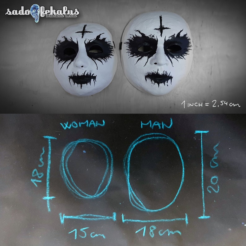 Horror Mask / Creepy Mask / Scary Mask / Freaky Mask / - Etsy