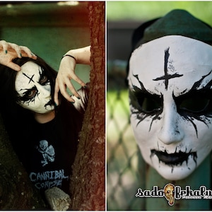 Horror Mask / Black Metal Mask / Scary Mask/ Satanic Mask/ Masquerade ...