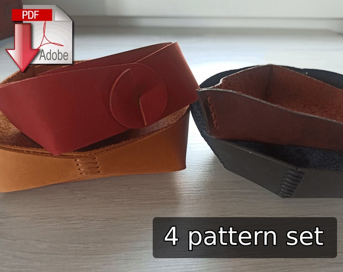 Leather Valet Tray Pattern - PDF Template - Etsy Canada