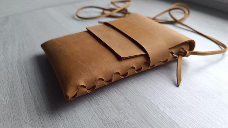 No Stitch Small Leather Bag Pattern – DIY Leather Pouch Template ...