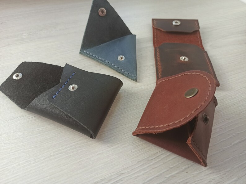 4 Leather Coin Pouches (coin Purses) - Pattern - DIY - Pdf Download - Etsy