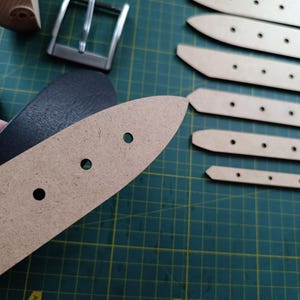 Leather Belt Template (PDF, PNG and Laser Cut File) – Leather Craft ...