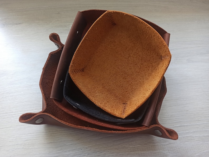 4 Leather Trays - Pattern - DIY - Pdf Download - Etsy