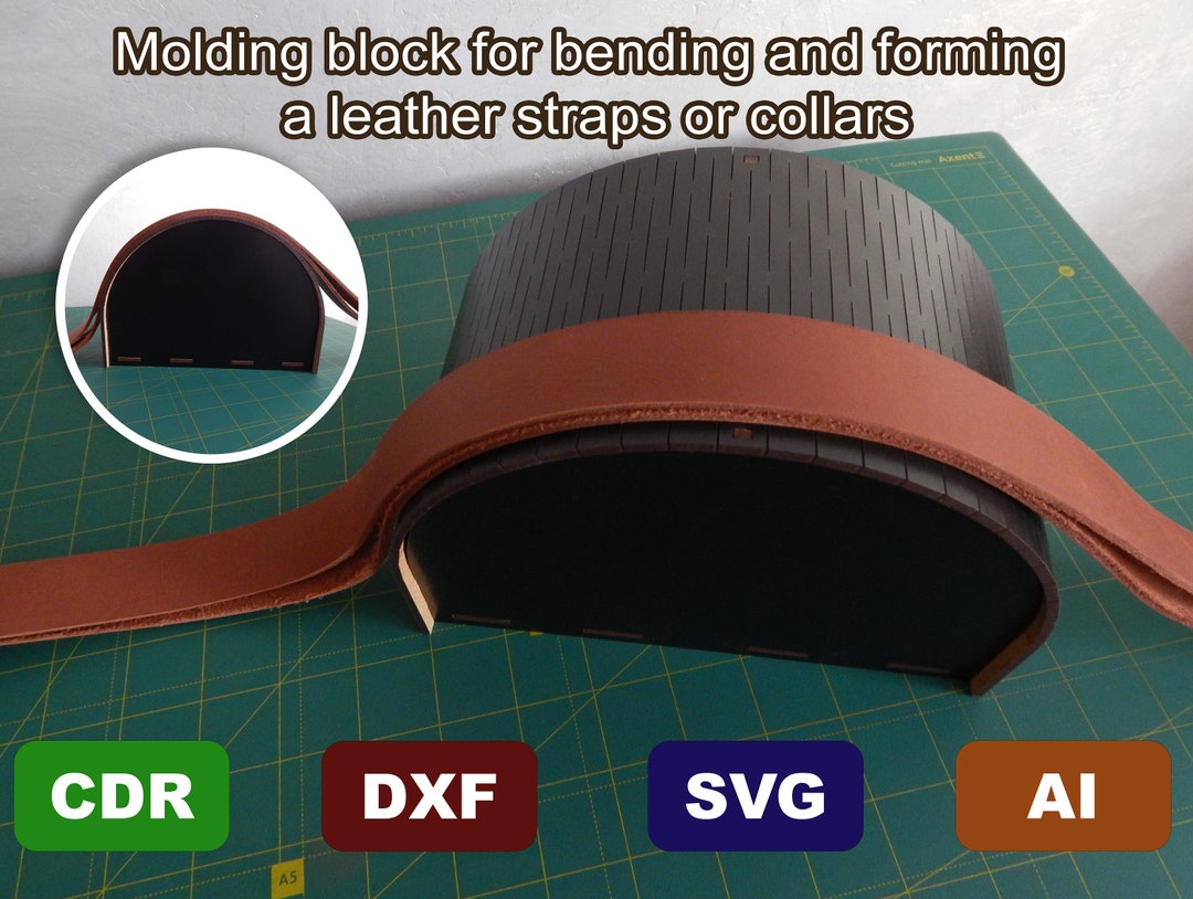 Leather Bag Handle and Collars Making Molding Tools (laser Cuting File ...