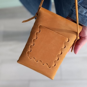 No Stitch Small Leather Bag Pattern – DIY Leather Pouch Template ...
