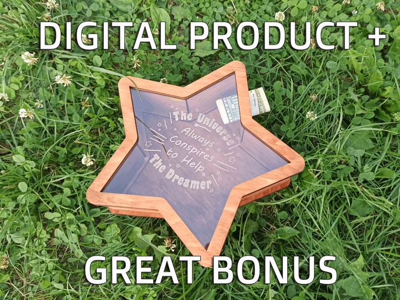 Money Starbox Laser Cut Vector File + BONUS (digital Download) - Etsy