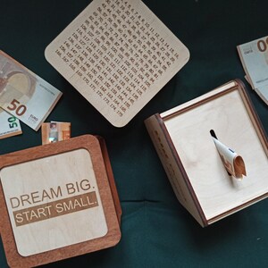 Wooden Money Box Numberbox – Laser Cut File SVG, CDR, DFX - Etsy
