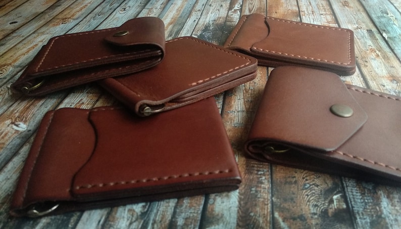 5 Leather Money Clip Wallet - Pattern - DIY - Pdf Download - Etsy