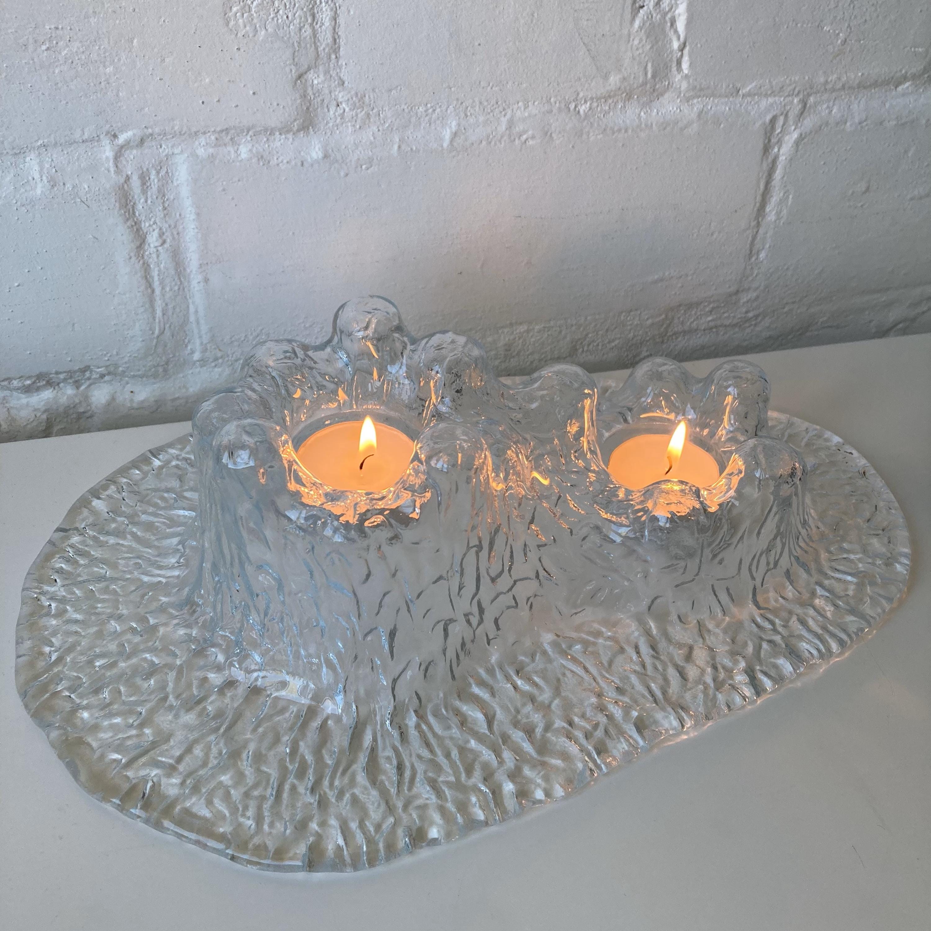 Vintage Muurla Glass Candleholder: Castello Romantica Series, Finnish ...