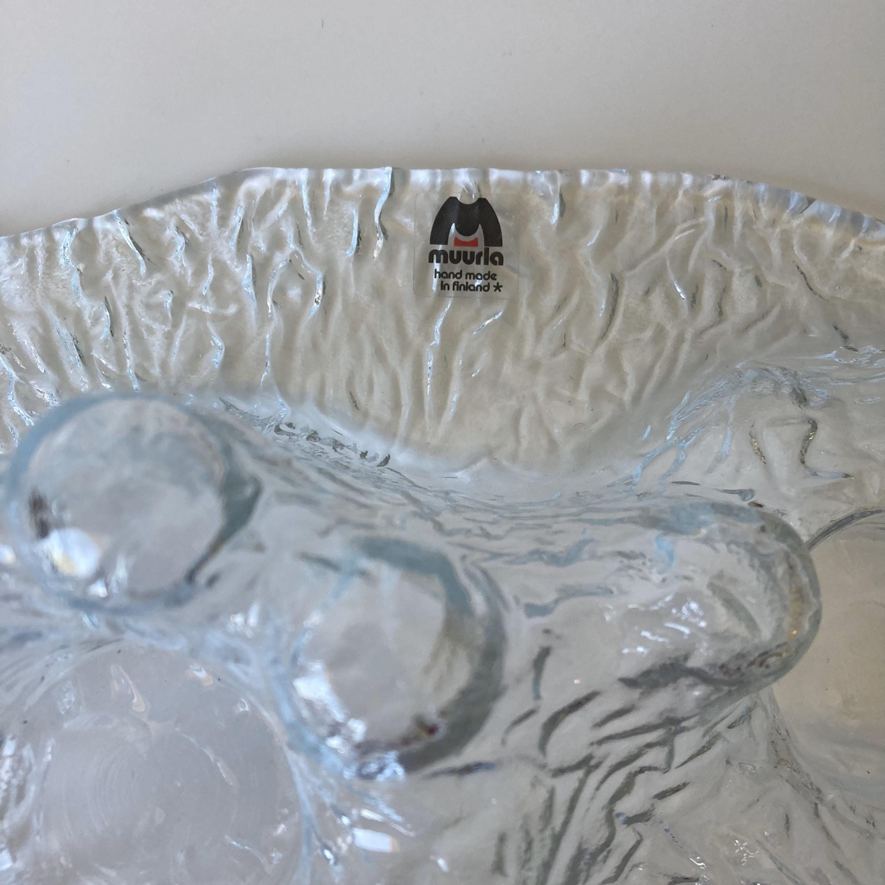 Vintage Muurla Glass Candleholder: Castello Romantica Series, Finnish ...