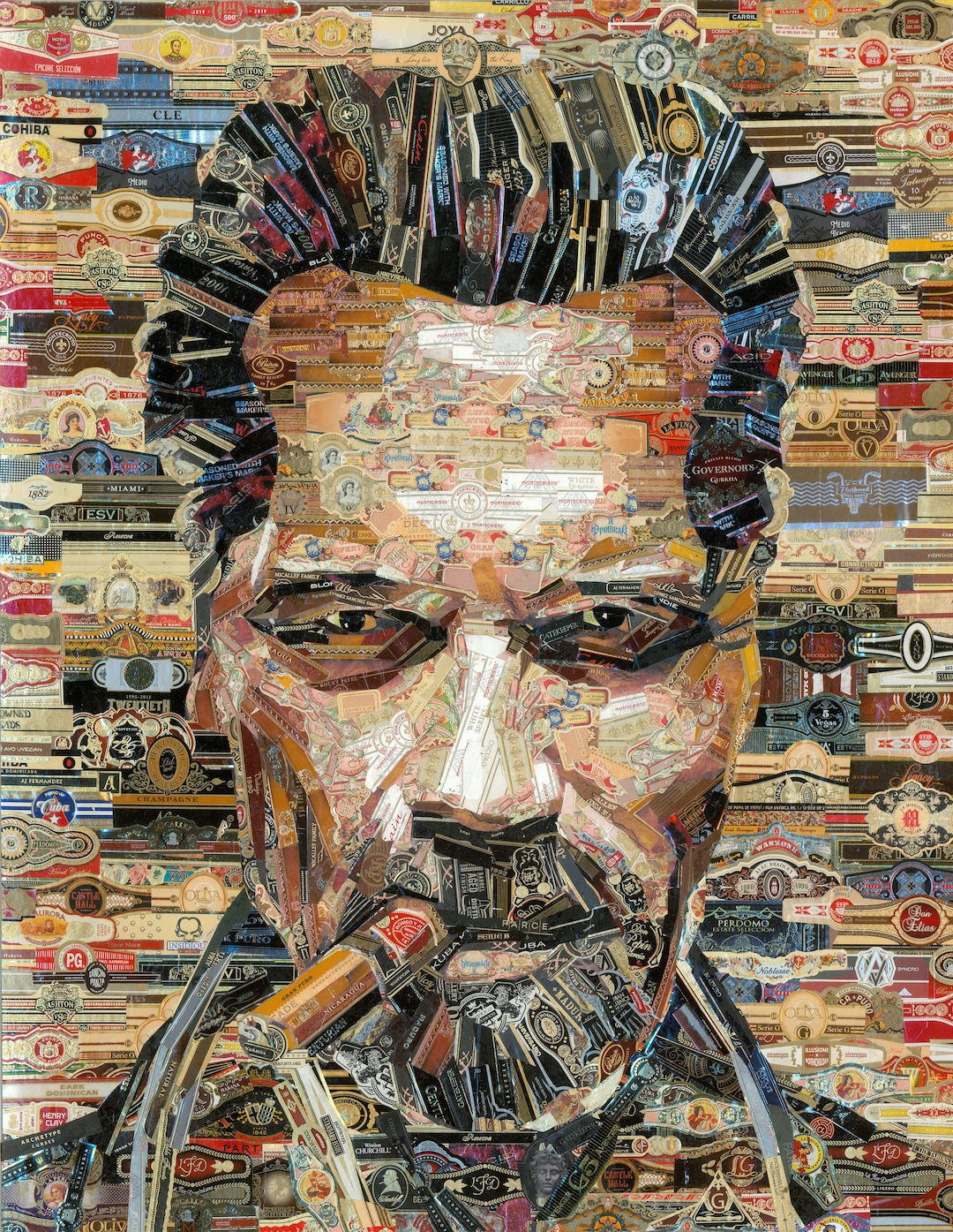 Cigar Gift Wall Décor Cigars Art Cigar Lounge Man Cave Man Gift Home ...