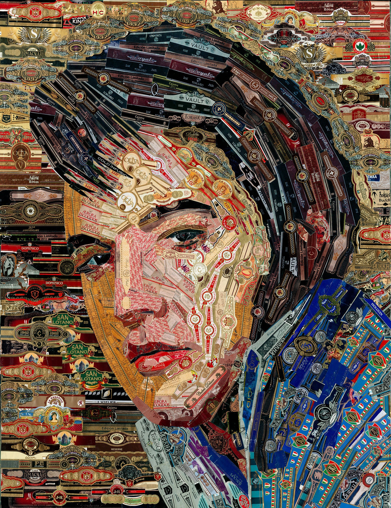 Cigar Band Collage Elvis Presley Smoking Smoker Music - Etsy Ireland