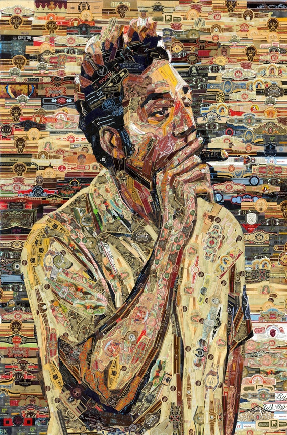 Cigar Band Collage Kramer - Etsy Australia
