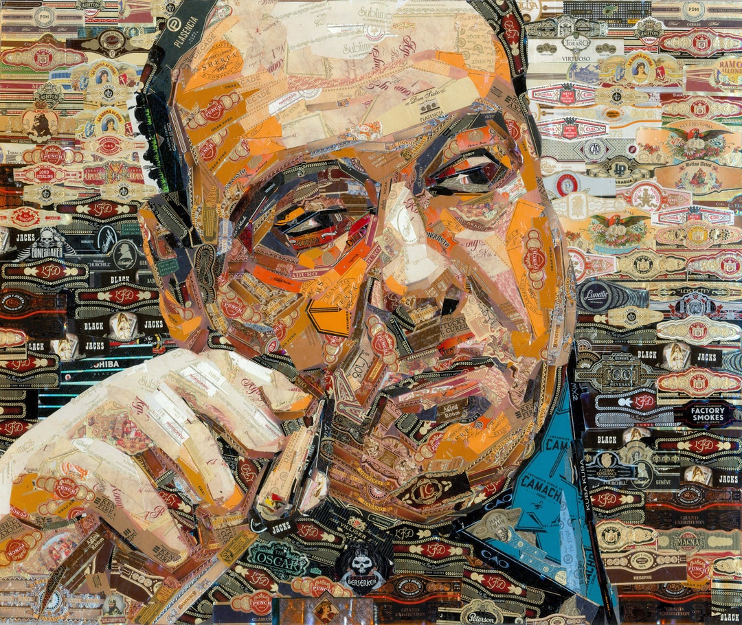 Cigar Art Band Collage Tony Soprano - Etsy