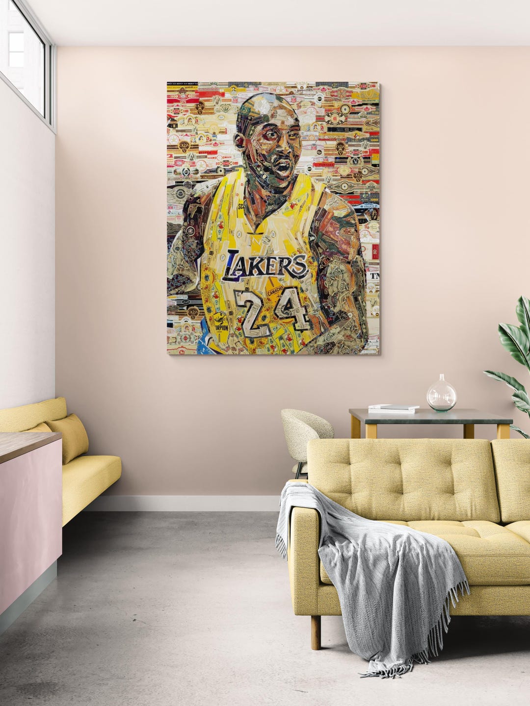 Kobe Bryant Art Print | Cigar Band Collage by Gashunin - Etsy