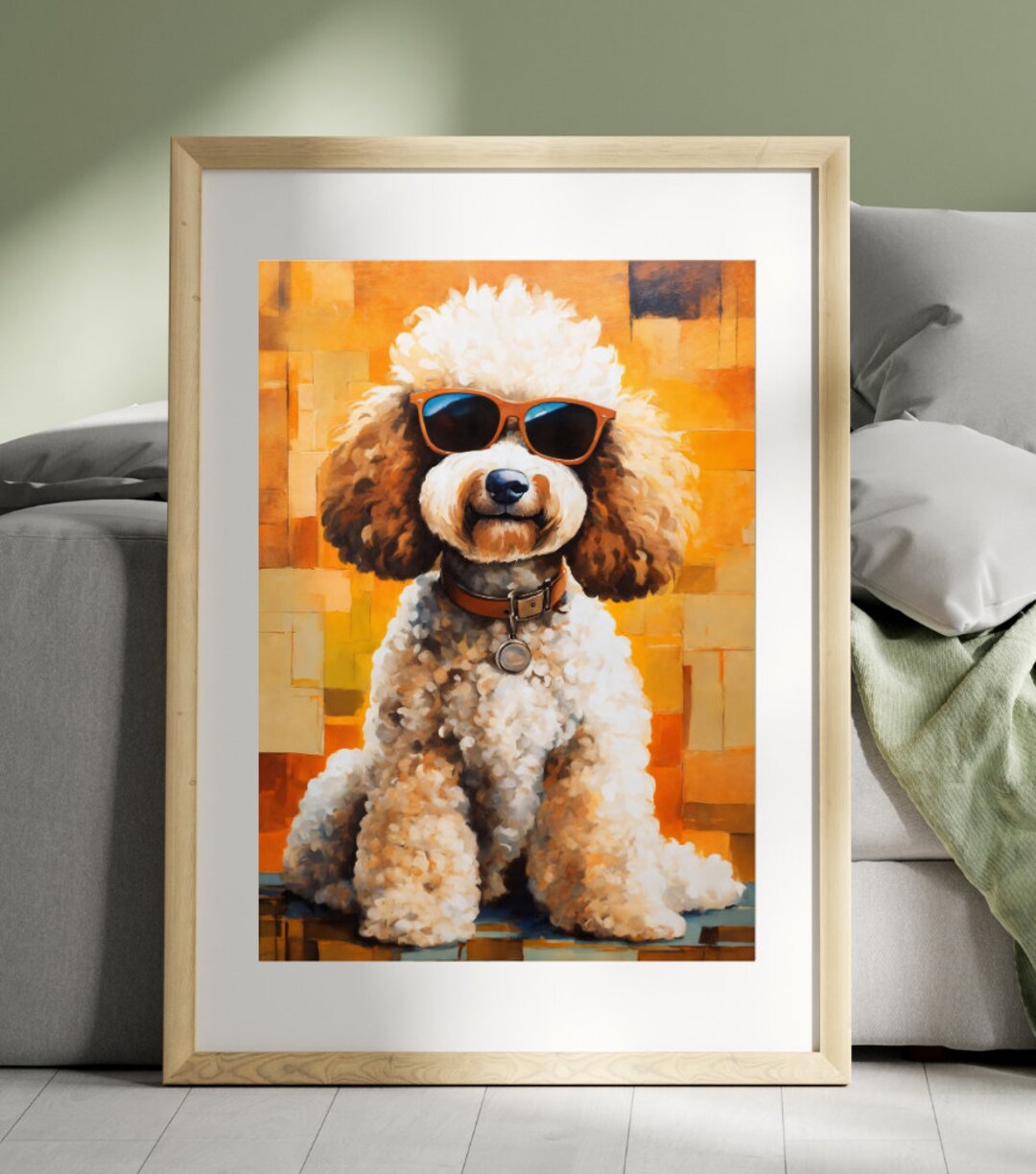 Abstract Poodle Dog Art,printable Wall Art,wall Decor,instant Download ...