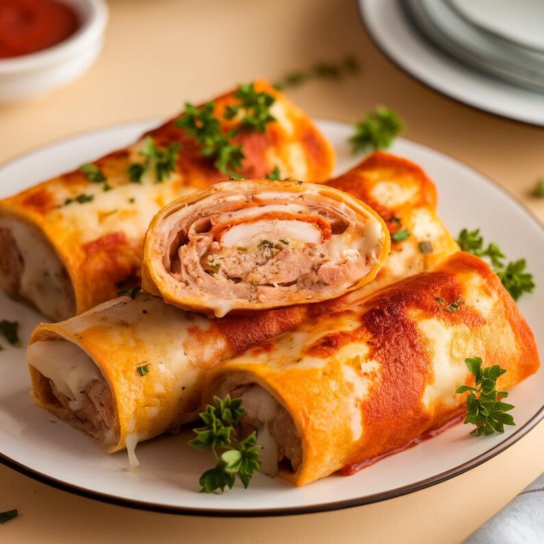 Chicken Roll-ups: Easy, Cheesy, and Delicious - Etsy