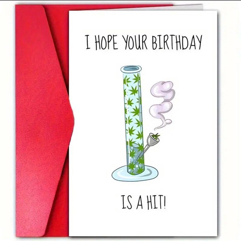 Weed Greeting Card - Etsy