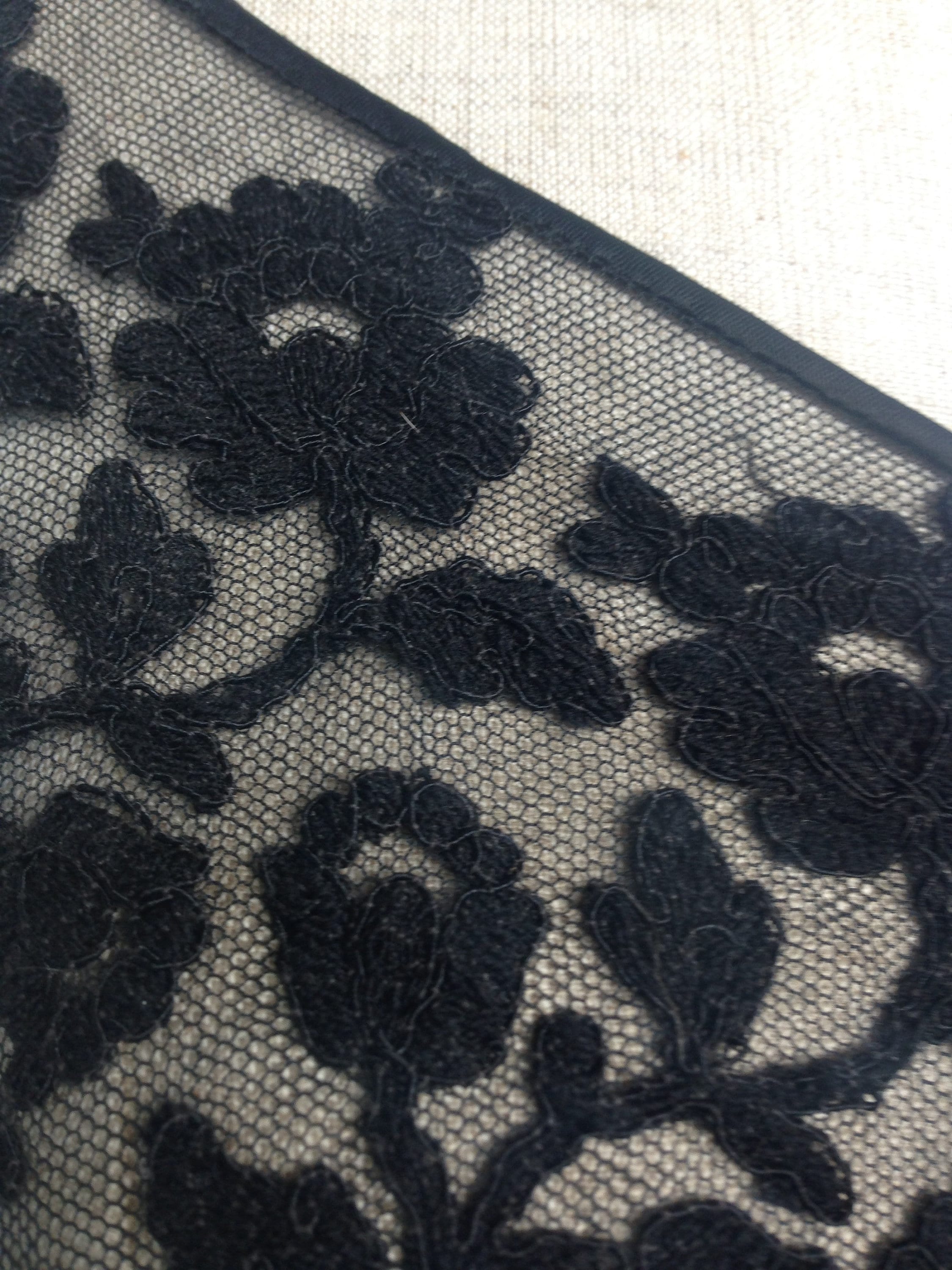 Vintage Black Satin Lace Slip - Etsy