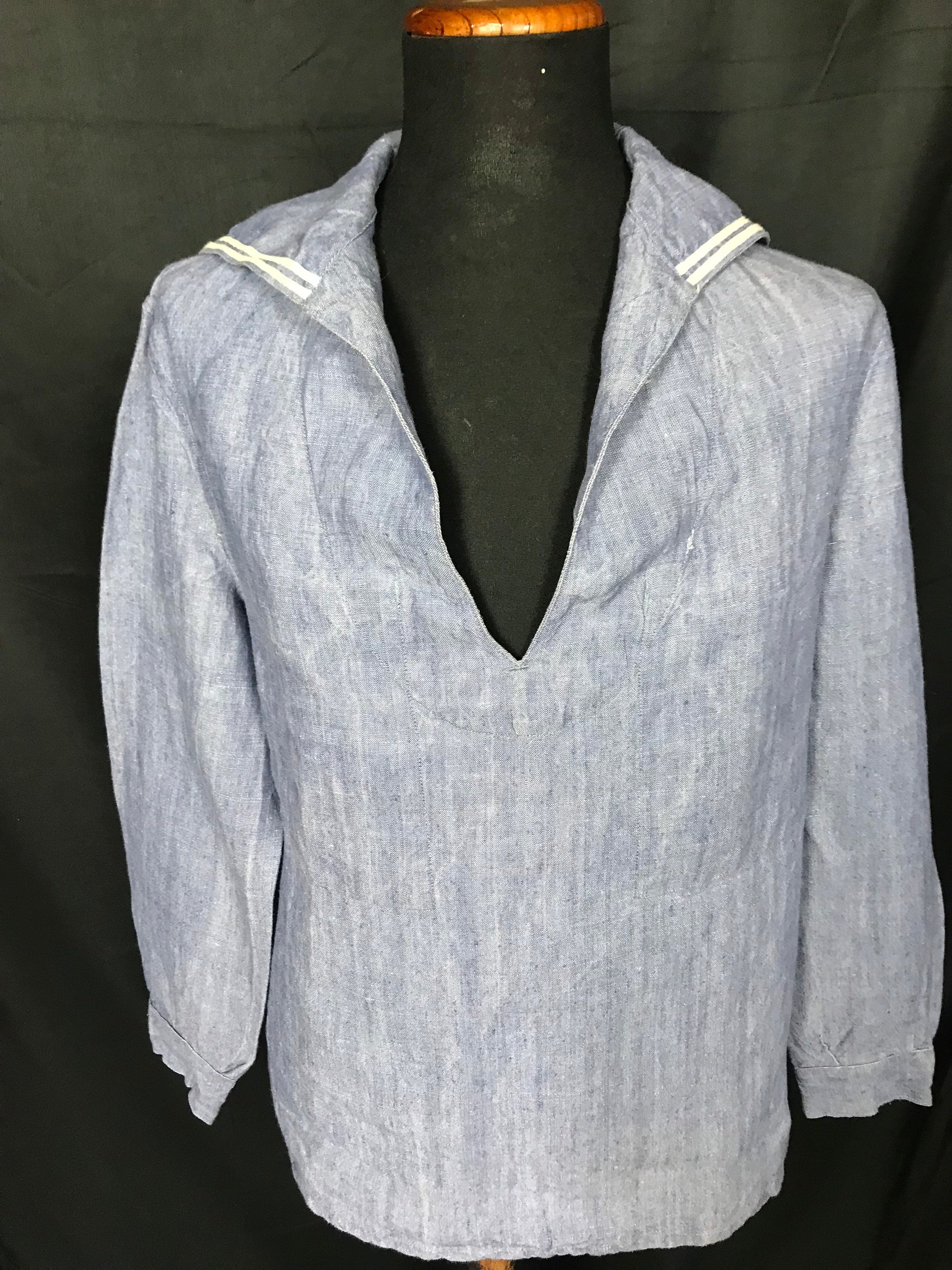 Vintage French Sailor Smock - Etsy