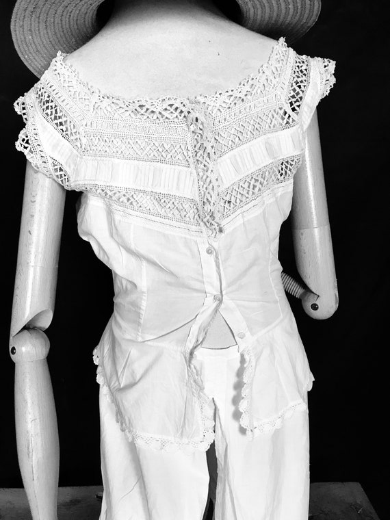 Antique French Victorian lingerie set - Gem
