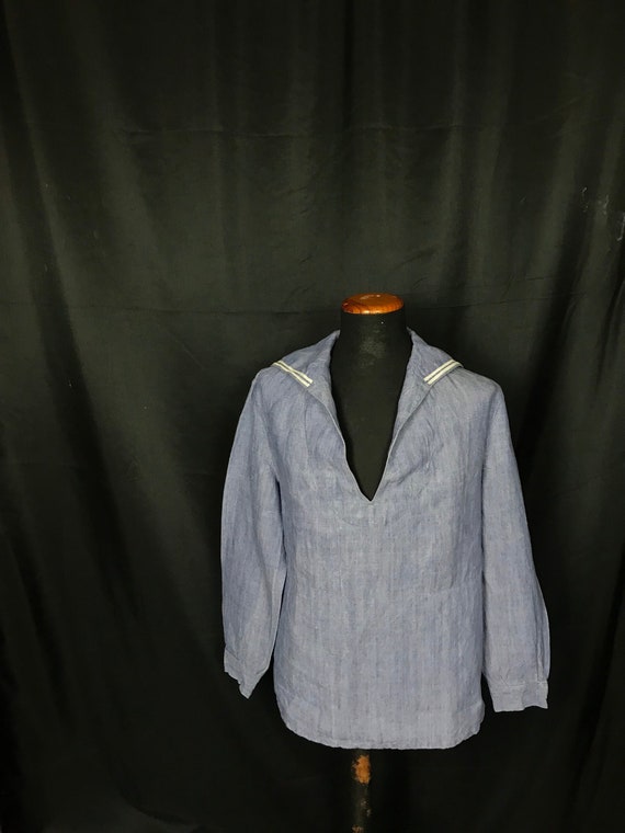 Vintage French Sailor Smock - Etsy