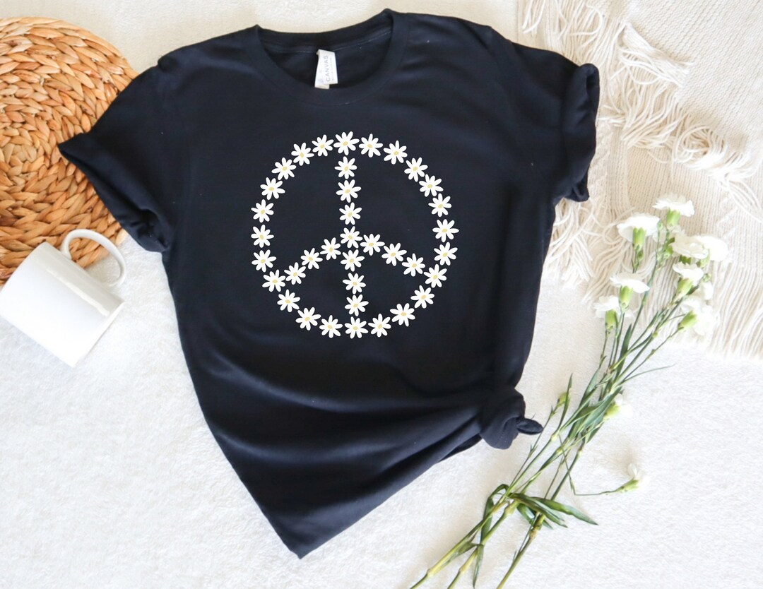 Daisy Peace Sign Mom Shirt Gift for Her Mother's Day - Etsy