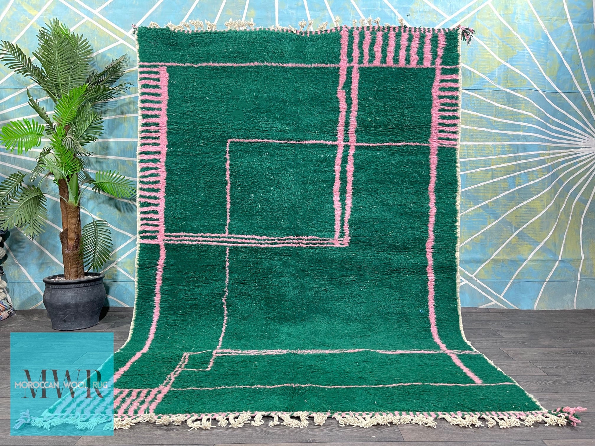 Green Rug Hand Woven Soft Green Rug for Living Room Custom - Etsy