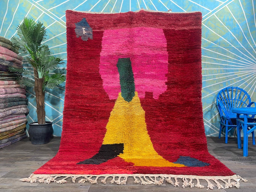 AUTHENTIC MOROCCAN RUG Berber Wool Rug Traditional Moroccan - Etsy