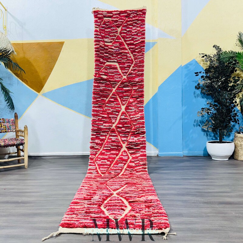 Red Rug Runner - Etsy