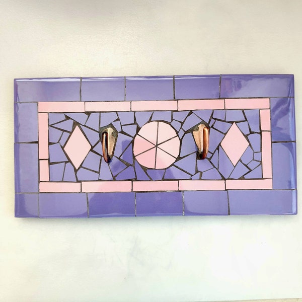 Mosaic Key Holder - Etsy