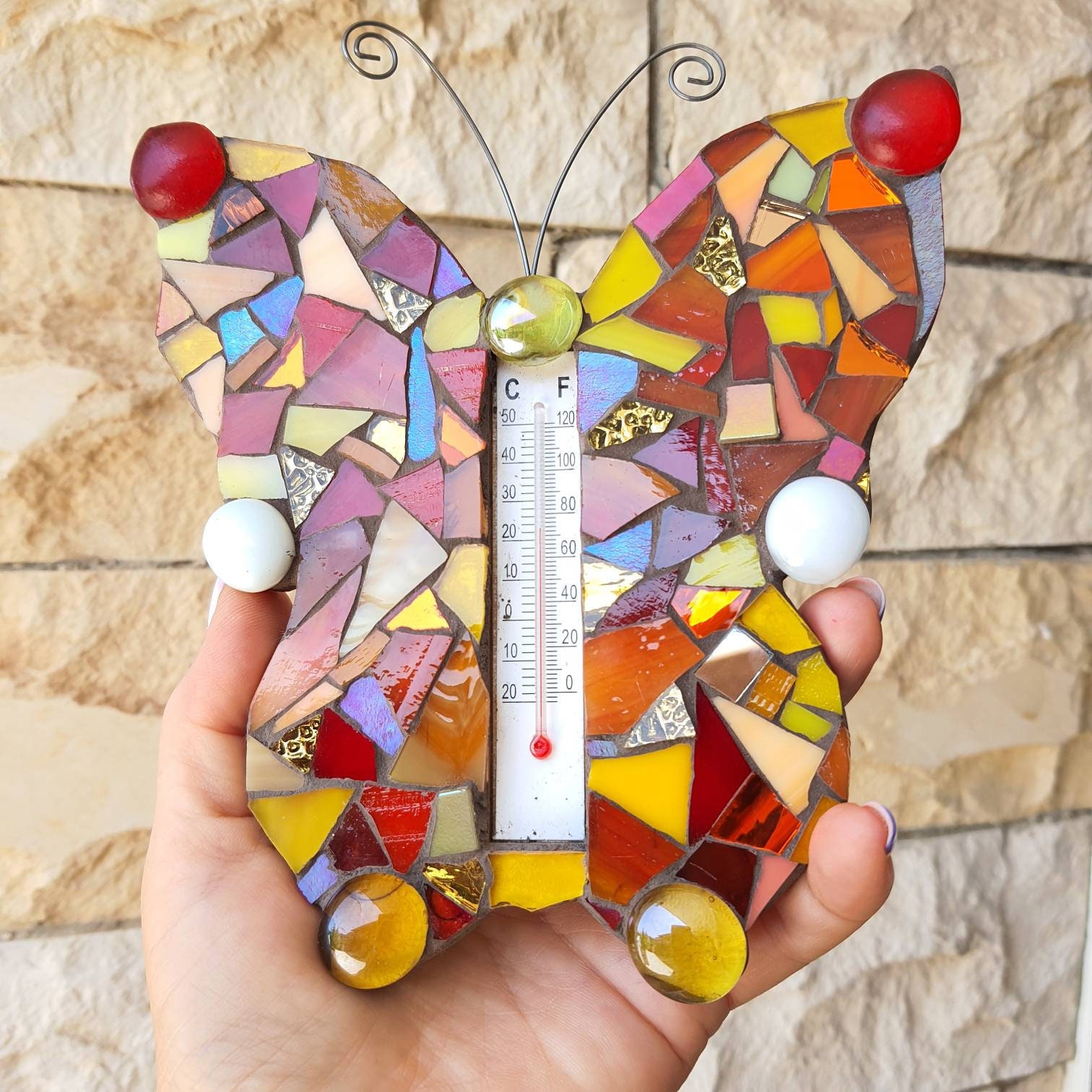 Butterfly DIY Mosaic Kit for Adults and Children, DIY Craft Set Two ...