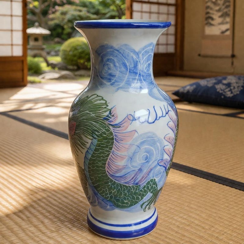 Ceramic Vintage Small Vase - Etsy