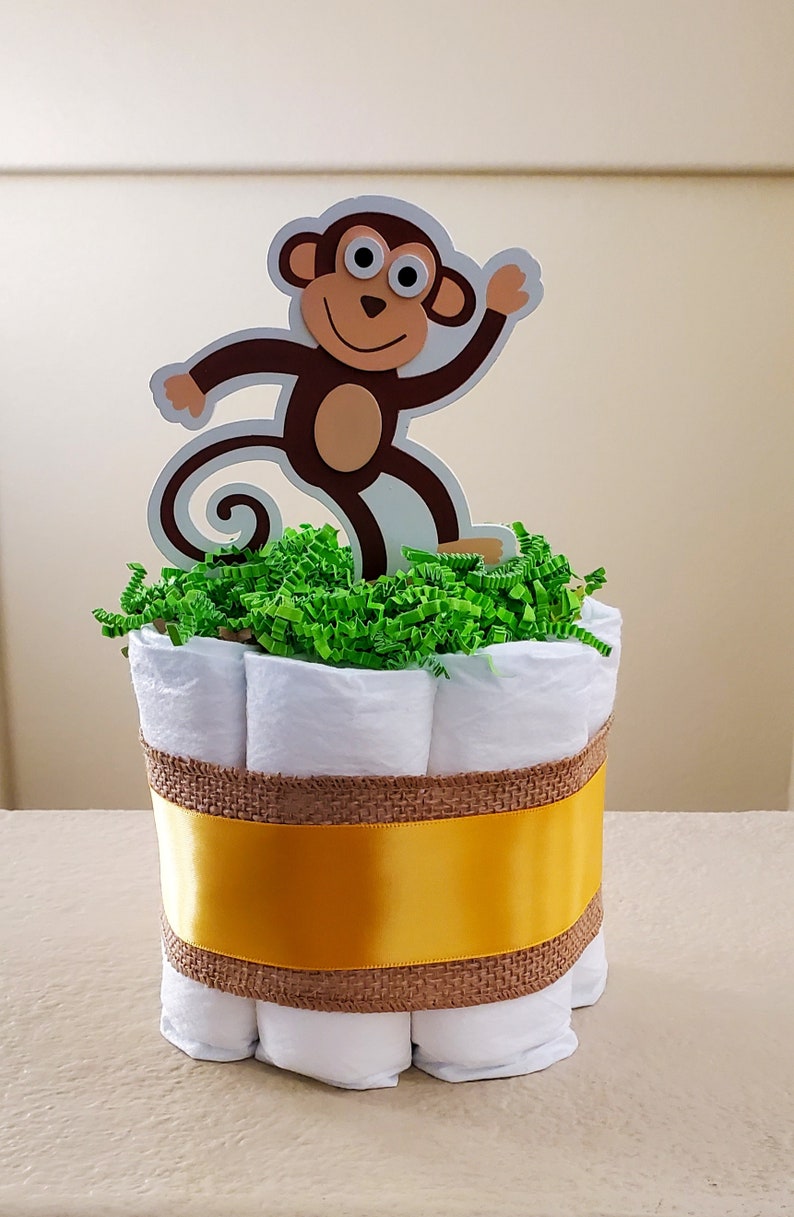 Jungle Mini Diaper Cakes - Etsy